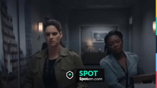 Khaki green military jacket worn by Special Agent Maggie Bell (Missy ...