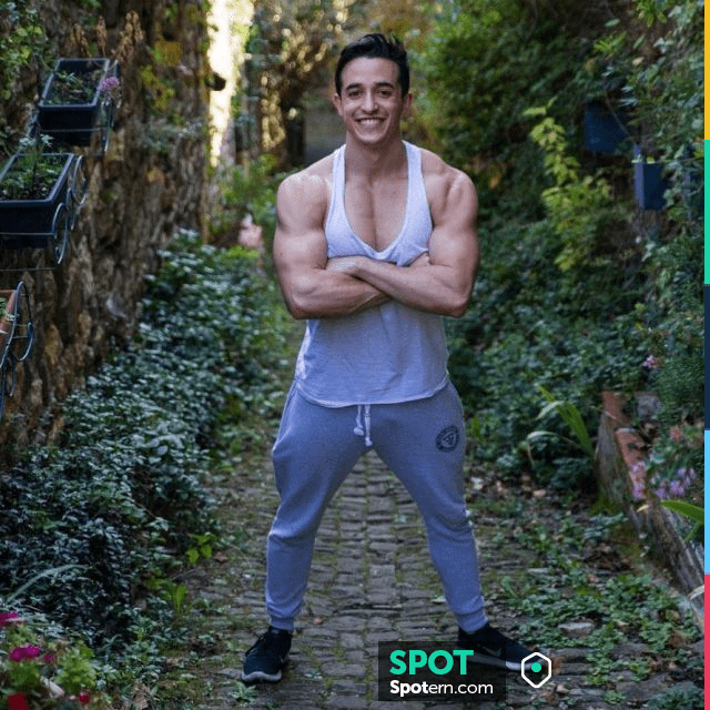 The nikes black worn by Tibo InShape on the account Instagram of ...