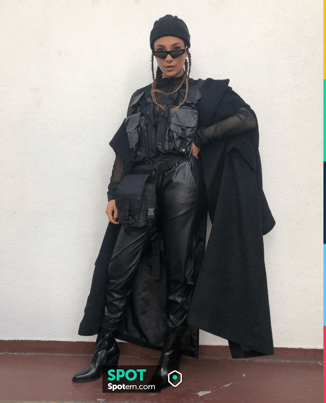 Ankle boots in leather worn by Chilla on his account Instagram ...