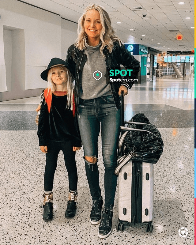 Wedge Bootie of Erin Busbee on the Instagram account @busbeestyle | Spotern