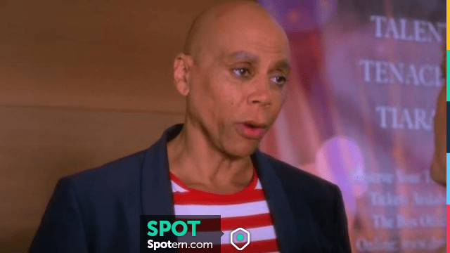 Tragic mountain Long Sleeve Red White Striped Shirt of Ruby Red (RuPaul ...