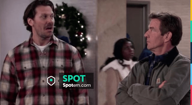 Plaid shirt, red and white Sean Quinn (Hayes MacArthur) in Merry Happy ...