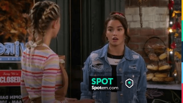 Distressed Denim Jacket worn by Alexa Mendoza (Paris Berelc) in Alexa ...