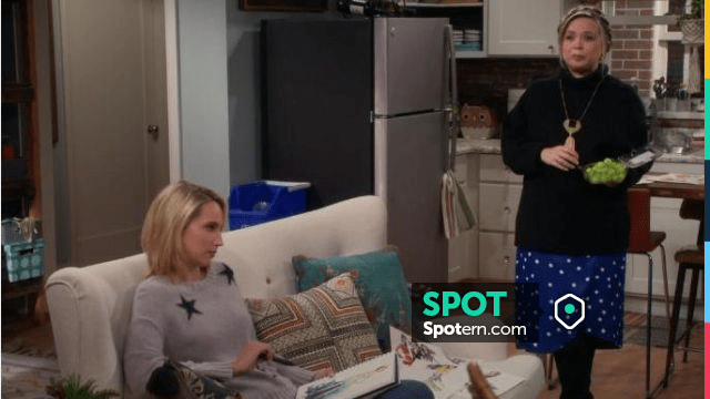 Blue Polka Dot Wrap Skirts worn by Kristin Baxter (Amanda Fuller) in ...