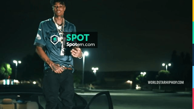Nike Philadelphia Eagles Game Football Jersey worn by Blueface in his ...