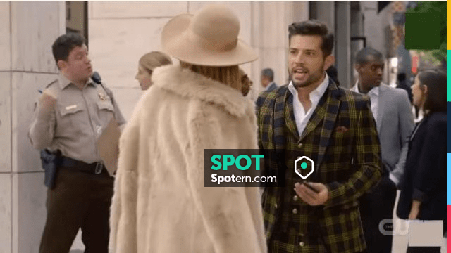 Checked Suit Vest worn by Sam Jones (Rafael de la Fuente) in Dynasty ...