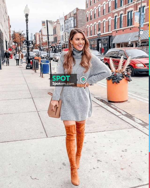 Sweater Dress of Whitney Graham on the Instagram account @whitswhims ...