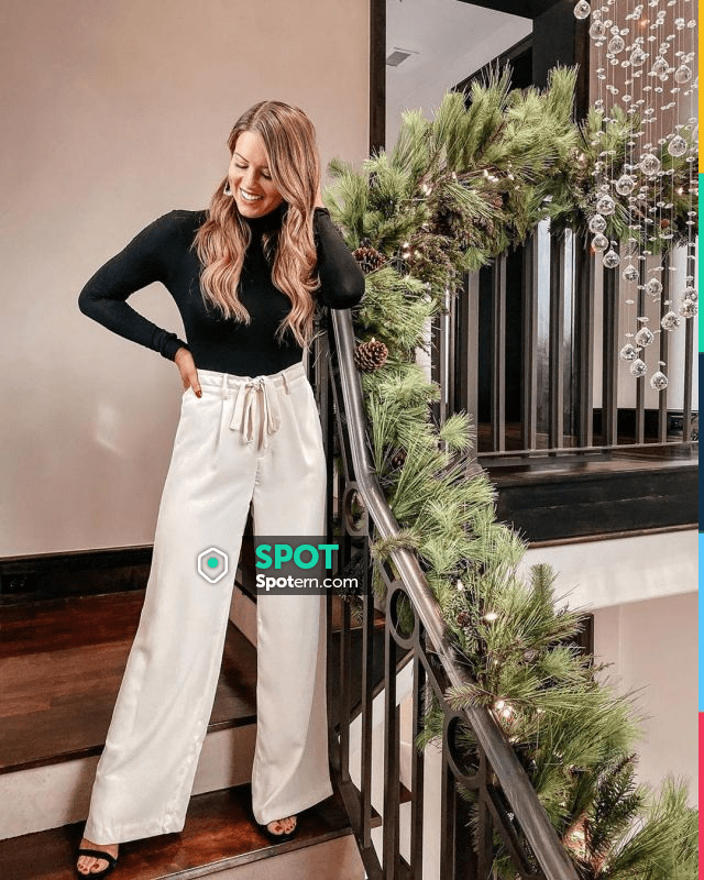 Pantalones Blancos de Whitney Graham en la cuenta de Instagram ...