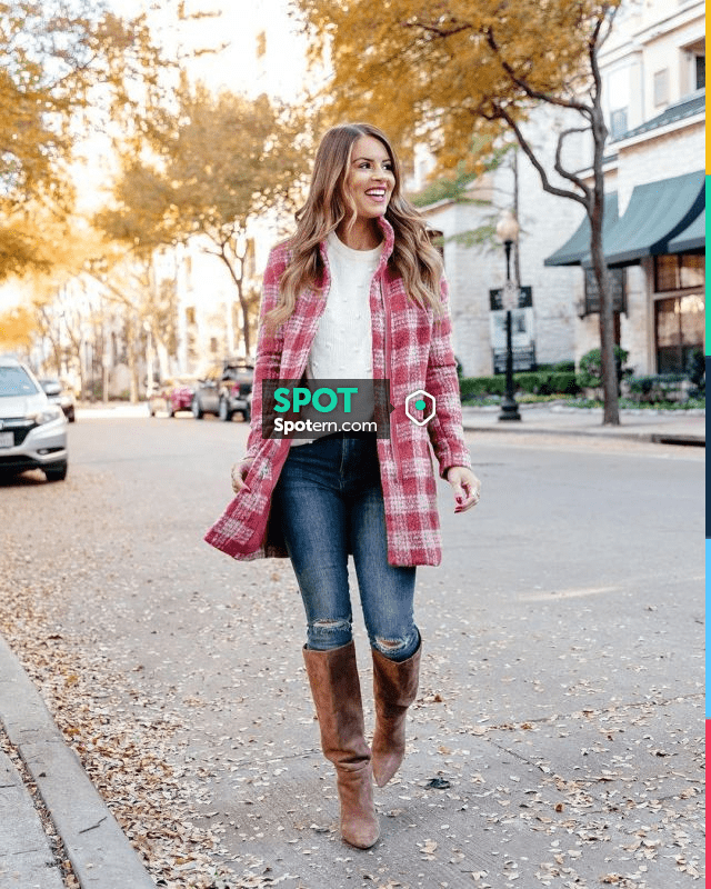 Abrigos a cuadros de Whitney Graham en la cuenta de Instagram ...