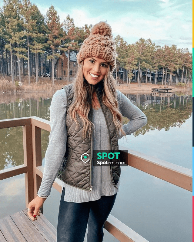 Old navy Green Vest of Whitney Graham on the Instagram account ...