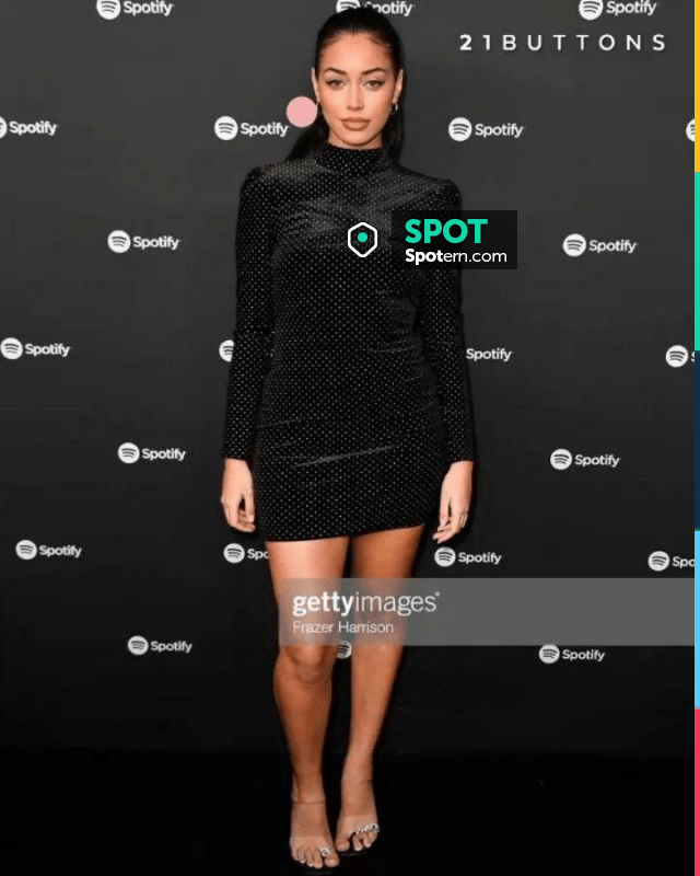 Confidentialité s'il vous plaît Black & Gold Mini Robe de Cindy ...