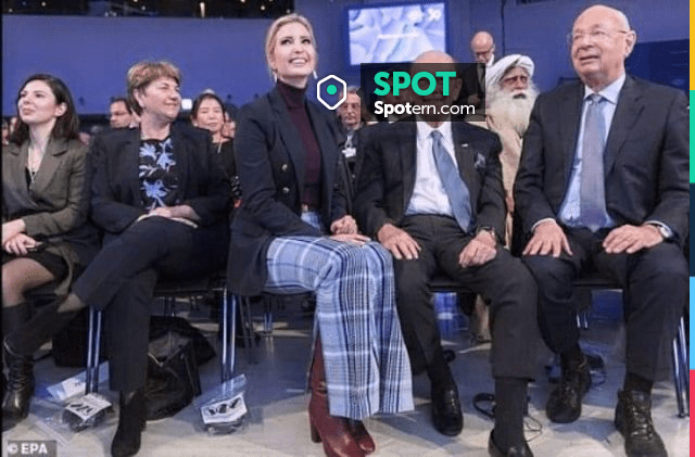 Agmes Baroque Ear­rings worn by Ivanka Trump World Economic Forum in ...