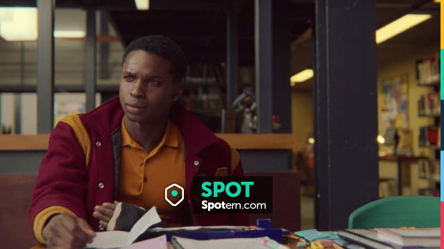 Orange polo shirt worn by Jackson Marchetti (Kedar Williams-Stirling ...