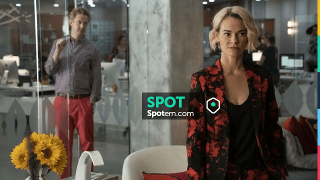 Chaqueta de traje de patrón usada por Alice Pieszecki (Leisha Hailey ...