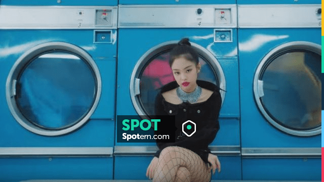 Re­ny Raw Edge Cropped Den­im Jack­et worn by Jennie Kim in the music ...