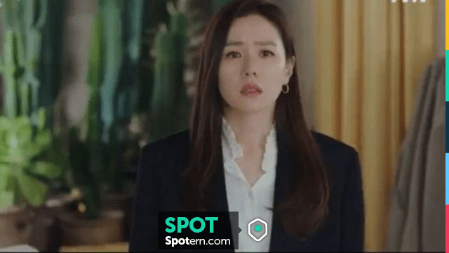 White Frill Neck Blouse worn by Yoon Se-Ri (Son Ye-jin) in Crash ...