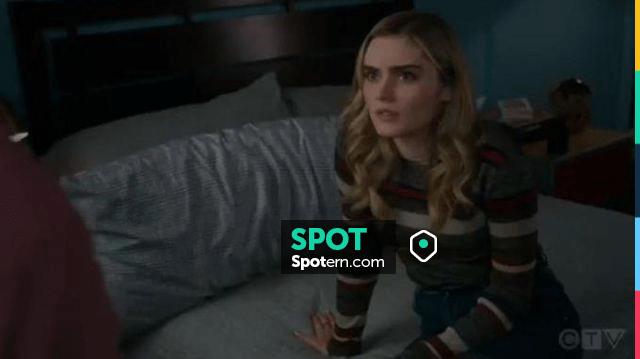 Gray Striped Sweaters worn by Taylor Otto (Meg Donnelly) in American ...