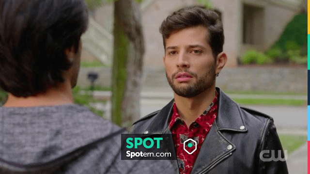 Radio Print Shirt of Sam Jones (Rafael de la Fuente) in Dynasty (S03E11 ...