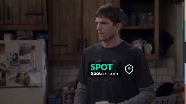 Under Armour dark grey logo tee worn by Colt Bennett (Ashton Kutcher ...