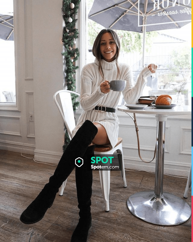 Stuart Weitzman Le Genou Botte de Danielle Brown sur Instagram account ...