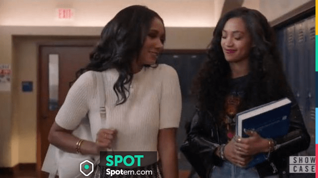 White Leather Backpack worn by Layla Keating (Greta Onieogou) in All ...