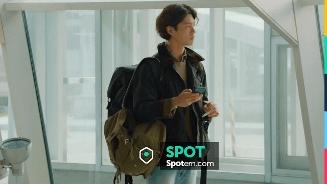 Men Backpack worn by Kim Jin-hyeok (Park Bo-gum) in Encounter Episode 1 ...