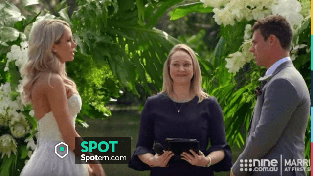 Ade­laide Bridal Em­po­ri­um worn by (Stacey Hampton) in Married at ...