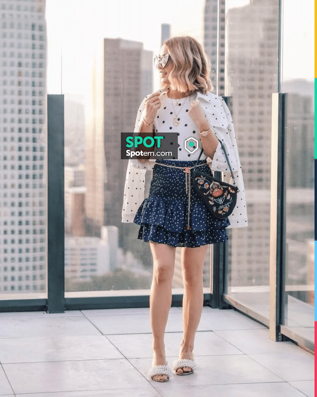 Pol­ka Dot Top of Stephanie on the Instagram account @stephaniehlam ...