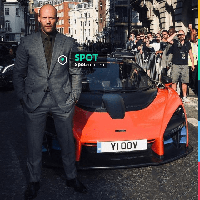 Grey Business Suit worn by Jason Statham on the Instagram account ...
