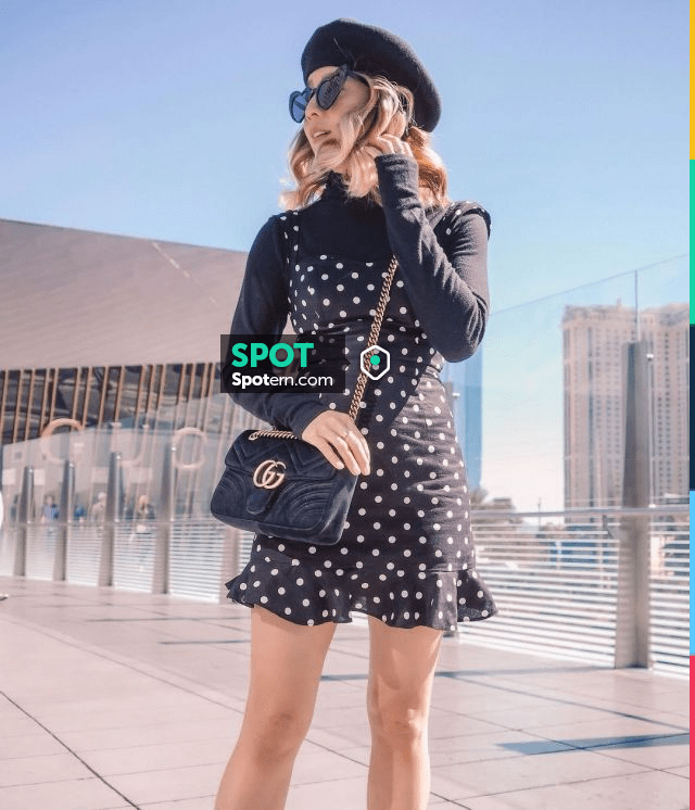 Pol­ka Dot Dress of Stephanie on the Instagram account @stephaniehlam ...