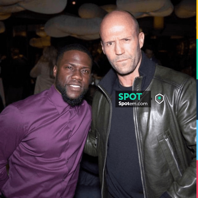 Veste en cuir porté par Jason Statham sur l'Instagram account ...