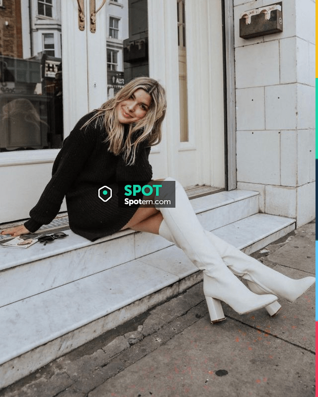 Vestido de suéter de Erica Aulds en la cuenta de Instagram @ericaaulds ...