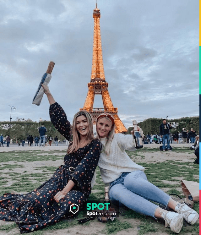 Flo­ral Print Dress of Erica Aulds on the Instagram account @ericaaulds ...