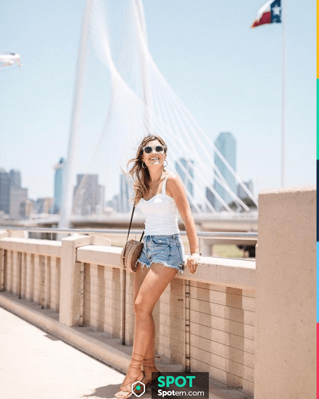 Sandalia Madewell Lace-Up de Erica Aulds en la cuenta de Instagram ...