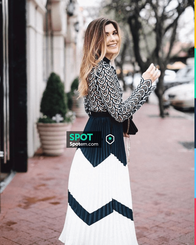 Autorretrato plisado Vestido Midi de Erica Aulds en la cuenta de ...