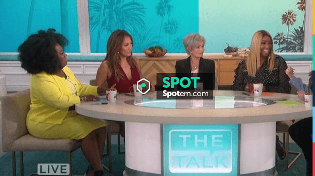 Black V-Neck Jump­suit worn by Carrie Ann Inaba on The Talk February 19 ...