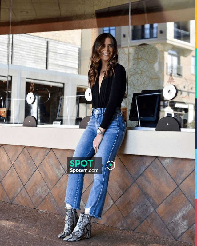 Straight Leg Jeans of Meghan Basinger on the Instagram account ...