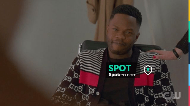 Gucci Cardigan of Jeff Colby (Sam Adegoke) in Dynasty (S03E13) | Spotern