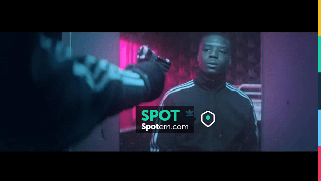 The tracksuit jacket black, Adidas worn by Ninho in Ninho - the Real ...