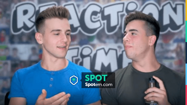 Blue Henley Shirt worn by Tal Fishman in the YouTube video The Sibling ...