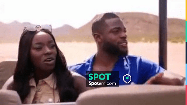 Roy­al Blue Shirt worn by Mike Boateng in Love Island Season 6 Episode ...