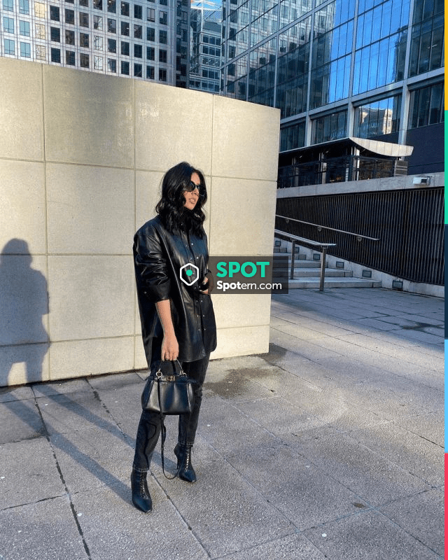 Leather Shirt of Annam Ahmad on the Instagram account @annam.ahmad ...