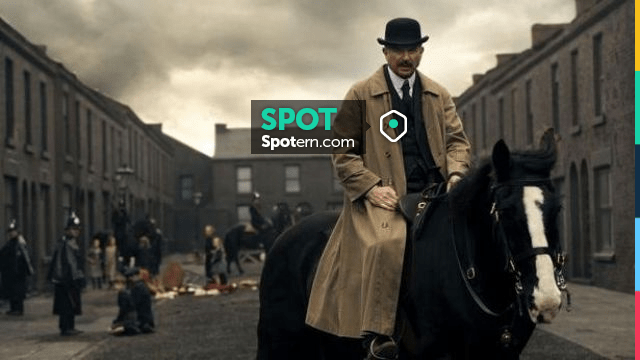 Cotton Long Trench Coat worn by Inspector Chester Campbell (Sam Neill ...