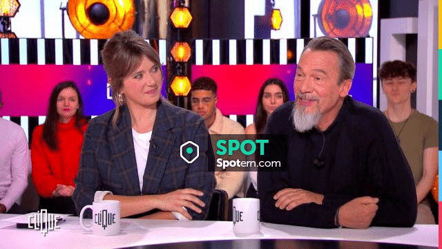 Blazer plaid Camille Dauxert in Clique of march 5, 2020 | Spotern