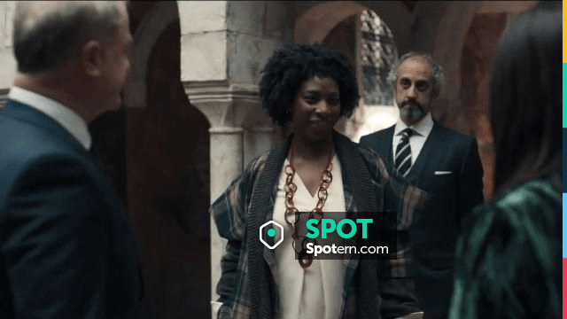 Dionysian Coat Dark worn by Tanya Moodie(Agatha Wilson) in A Discovery ...