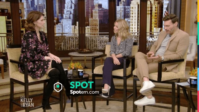 Stuart weitzman Black Suede Knee Boots worn by Katherine Schwarzenegger ...