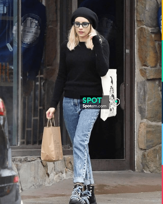 Kimothy Joy Nasty Woman Tote Bag worn by Emma Roberts Los Angeles March ...