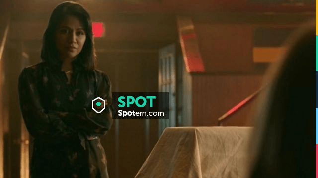 Butterfly Ruffled Blouse worn by Emma Tig (Karen David) in Legacies ...