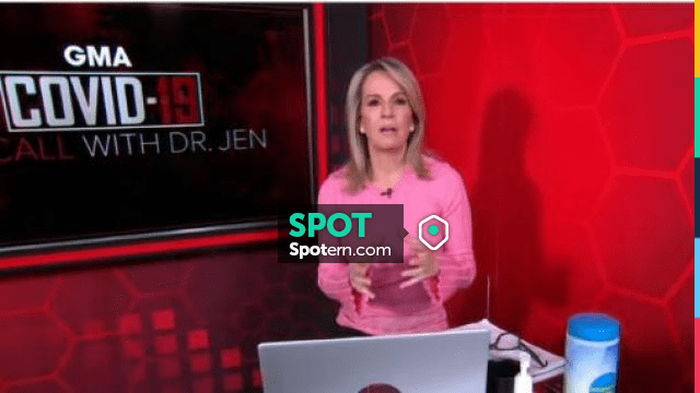 Maggie marilyn Sher­bert Ribbed Knit Pullover worn by Jennifer Ashton ...