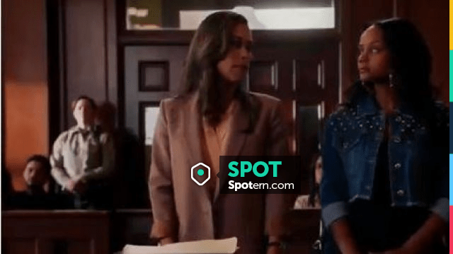 Blaz­er worn by Emily Lopez (Jessica Camacho) in All Rise Season 1 ...